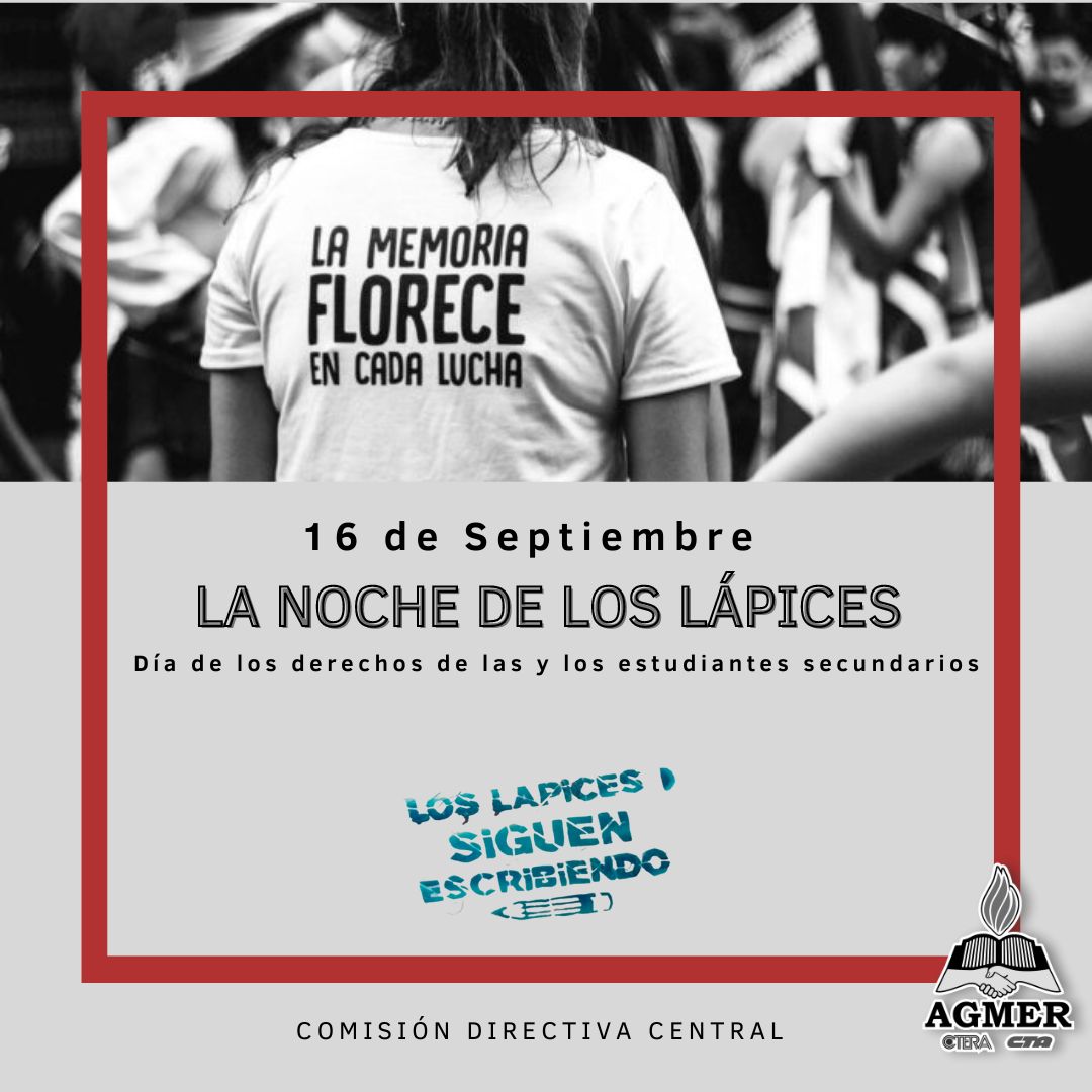 16 de septiembre: aniversario de la Noche de los Lápices